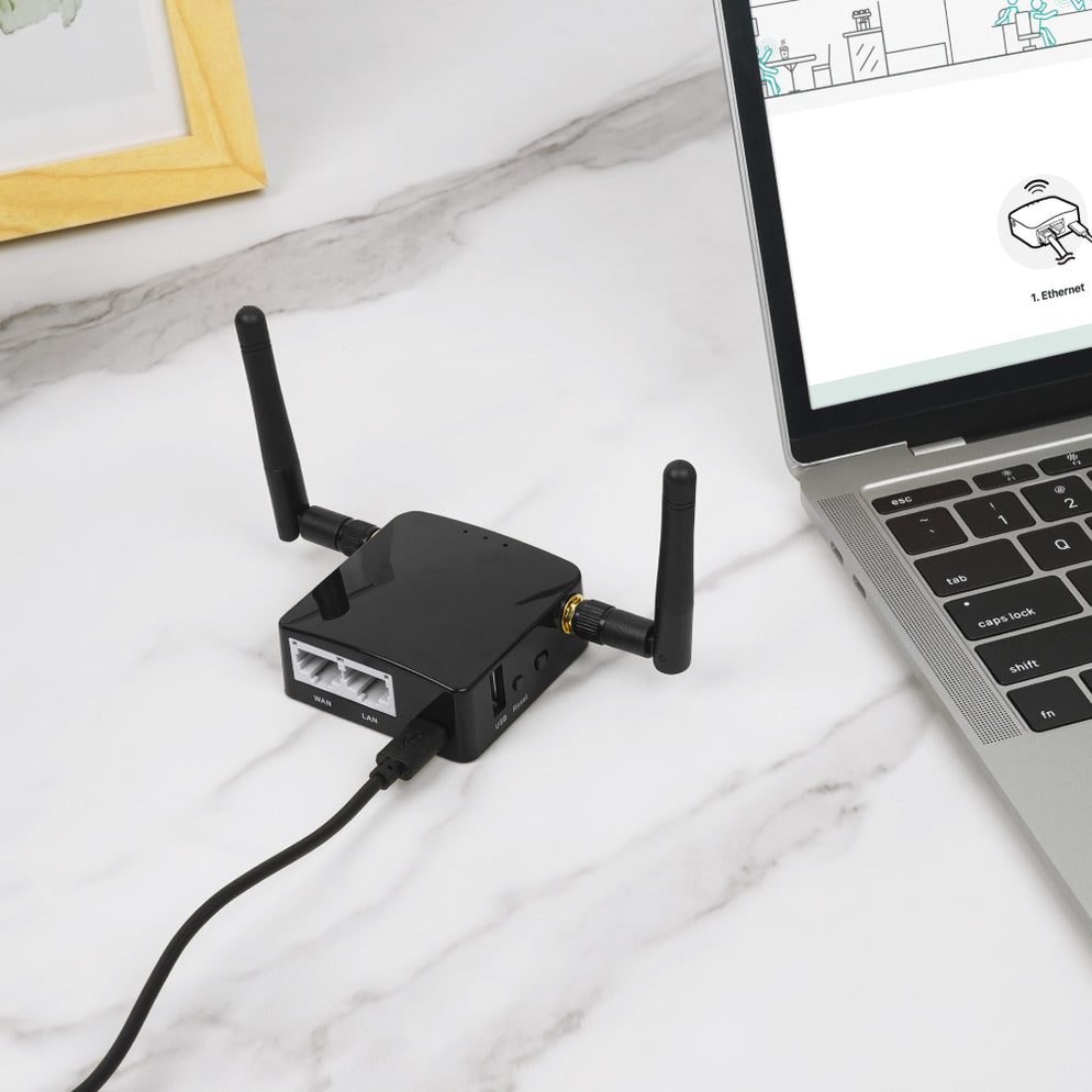 Shadow (GL-AR300M16) Mini Smart Router | Pocket-sized | VPN | Travel ...